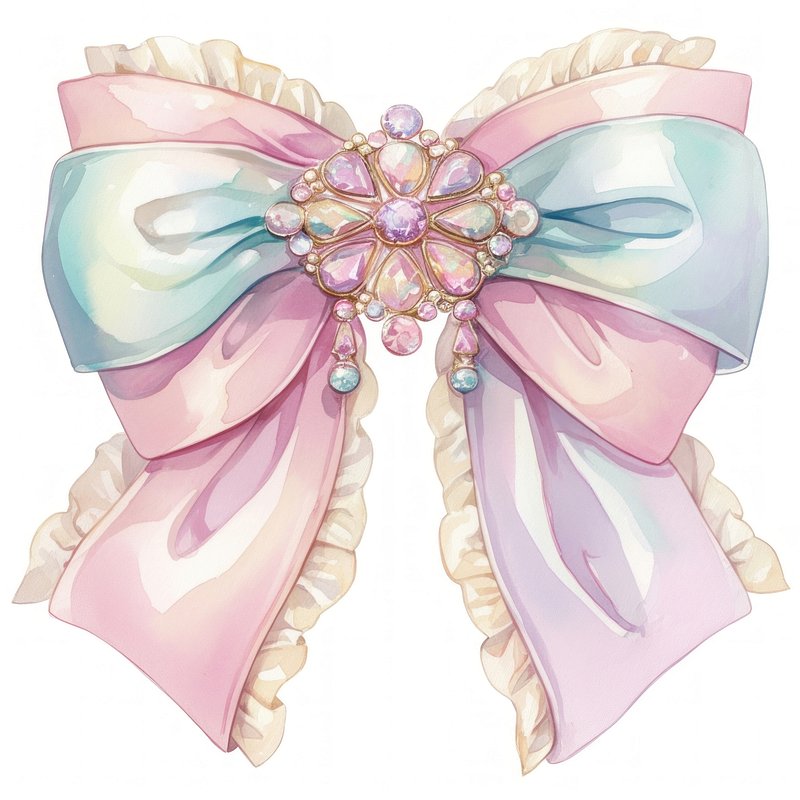 Elegant pastel ribbon illustration | Free Photo Illustration - rawpixel