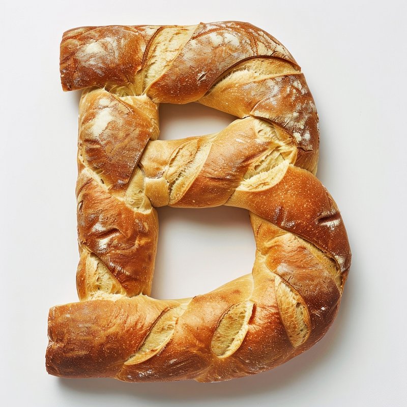 Cute bread letter dessert food | Free Photo - rawpixel