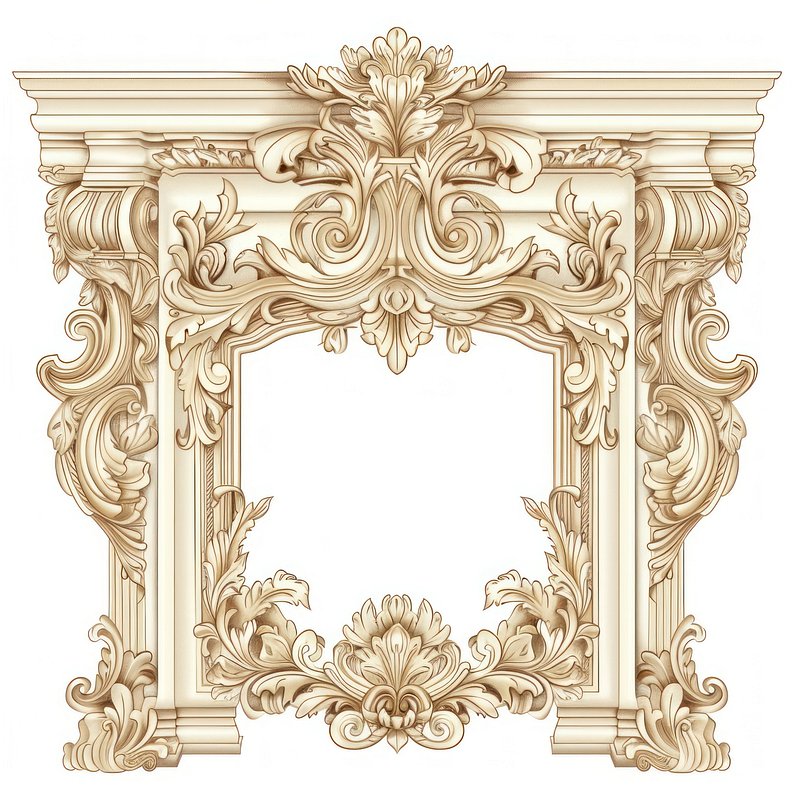 Elegant vintage ornate frame illustration | Free Photo Illustration ...