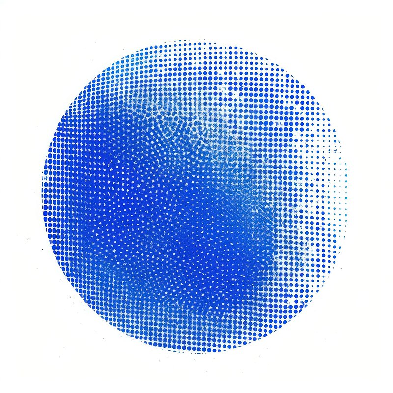 Abstract blue circular fingerprint pattern | Free Photo Illustration ...