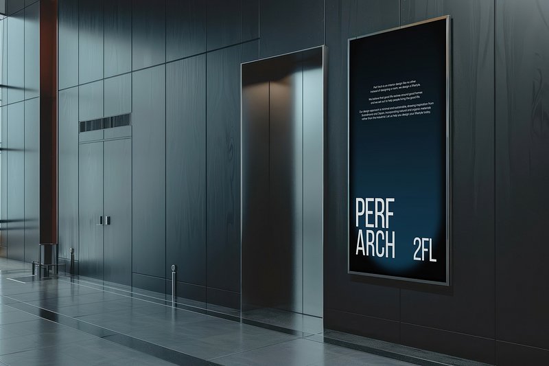 Modern elevator lobby signage | Free Photo - rawpixel