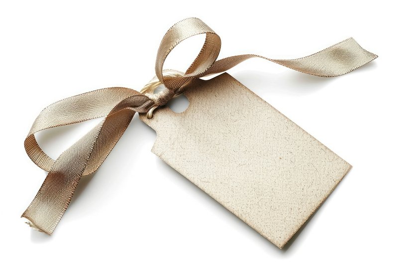 PNG Elegant gift tag ribbon | Free PNG - rawpixel