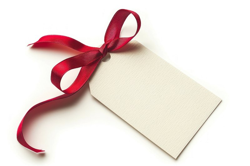 PNG Elegant gift tag ribbon | Free PNG - rawpixel