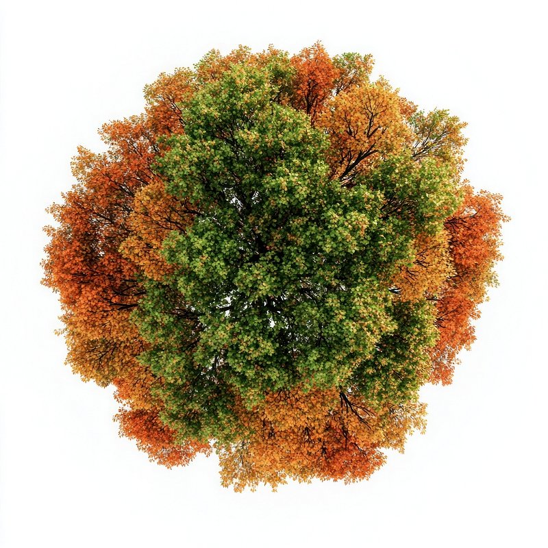 Vibrant autumn tree foliage top | Free Photo - rawpixel