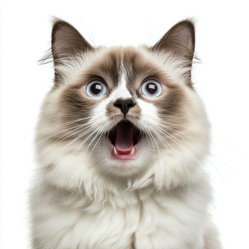 persian cat wearing elf hat | Free Photo Illustration - rawpixel