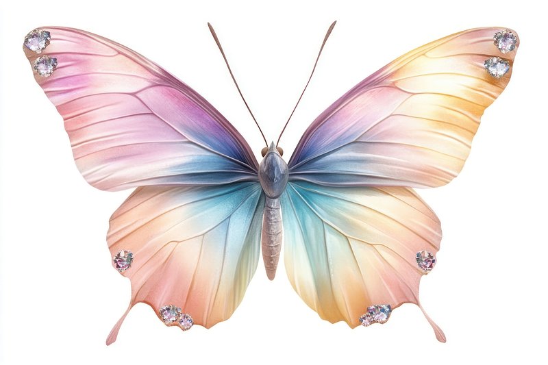 Soft pastel color butterfly insect | Free Photo - rawpixel