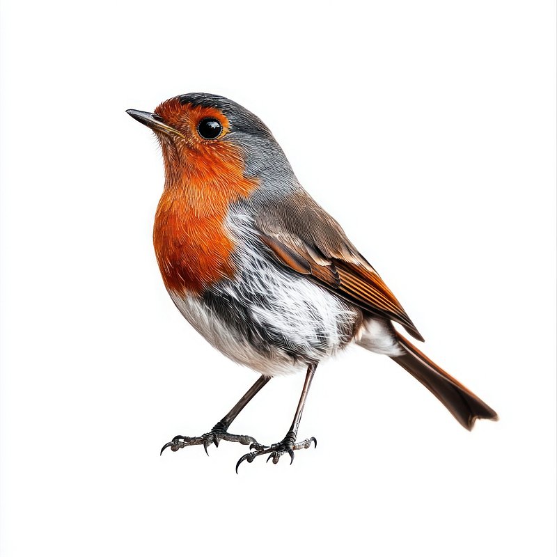red robin bird photography isolated | Free Photo - rawpixel