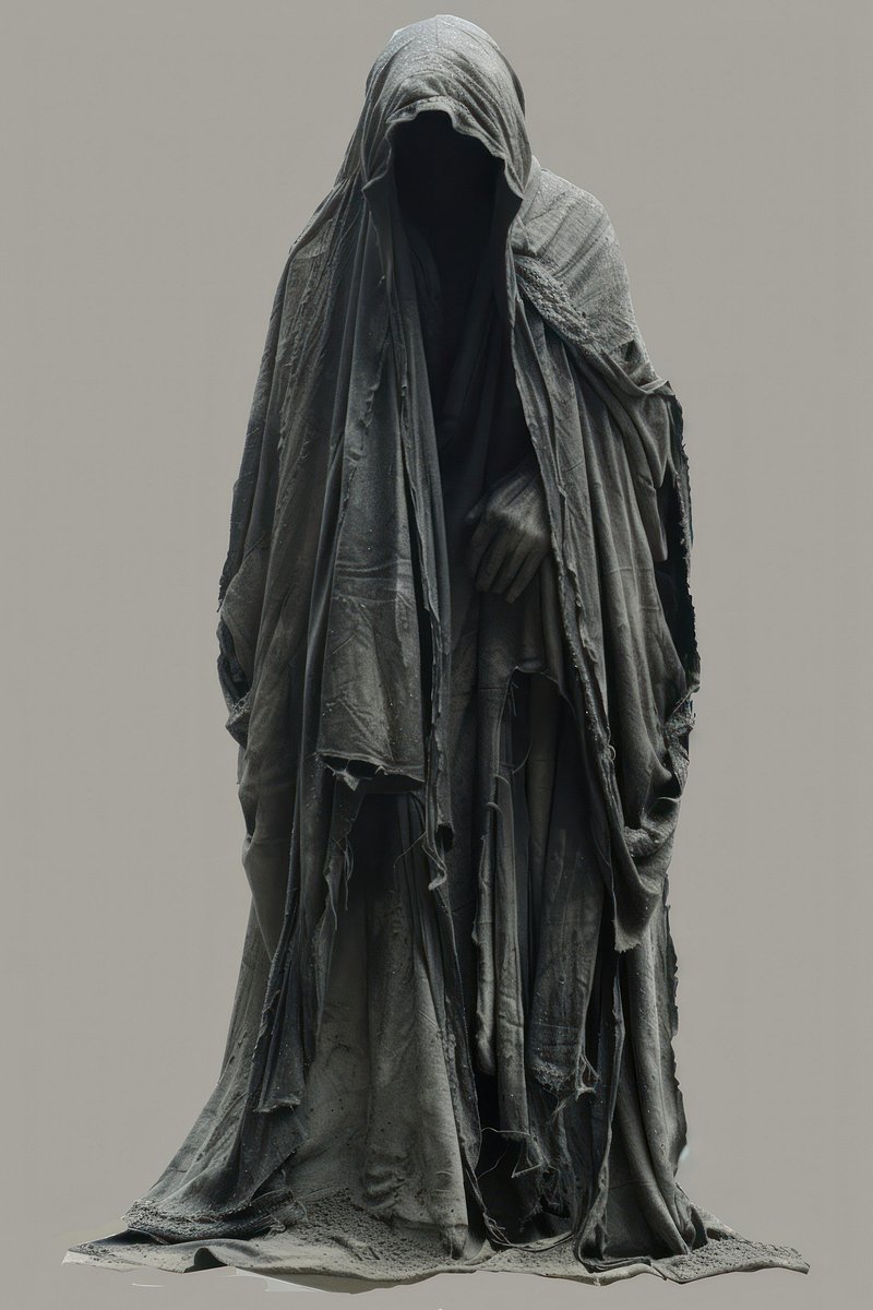 Mysterious hooded figure shrouded darkness | Free Photo - rawpixel