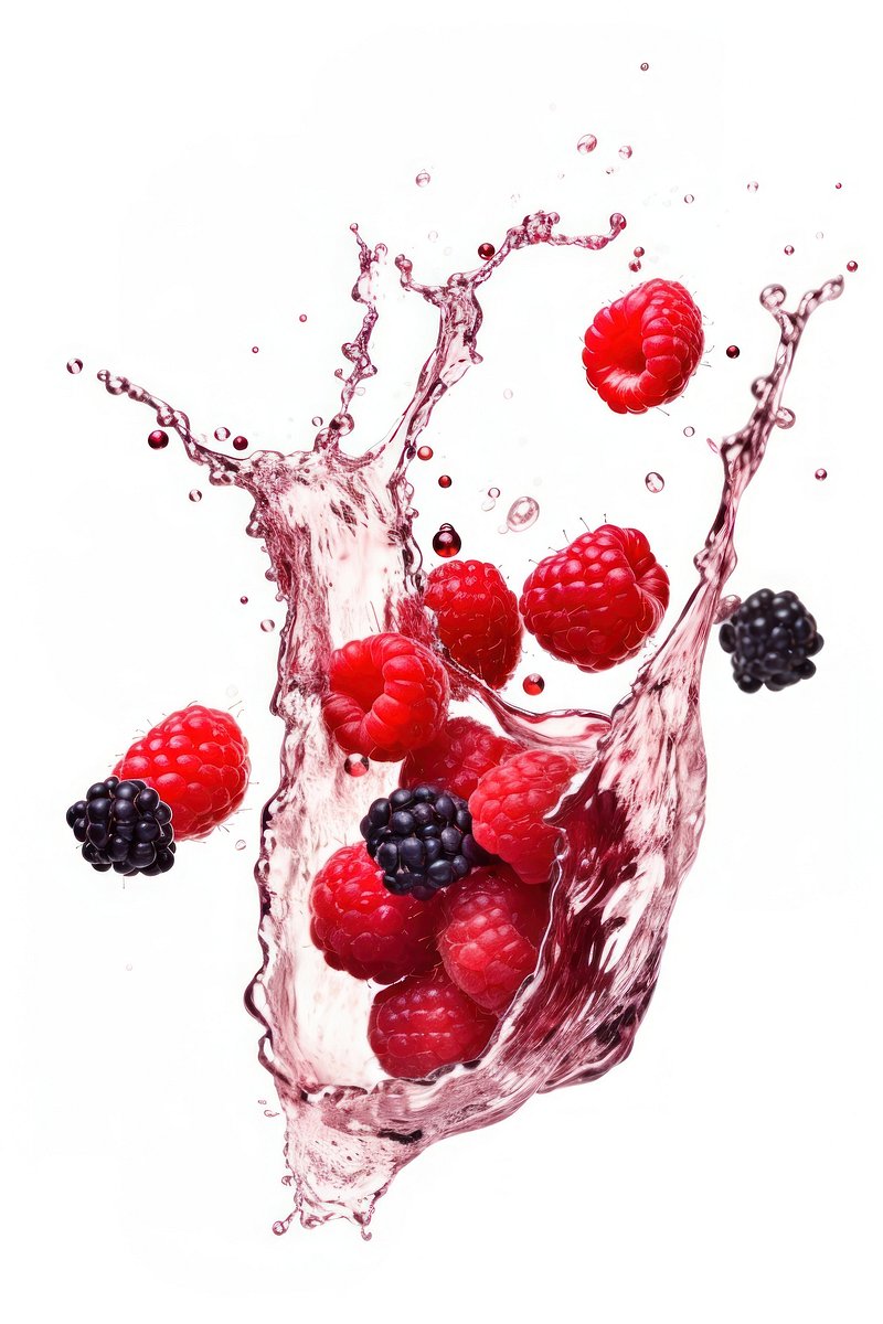 PNG Floating wild berries berry | Free PNG - rawpixel