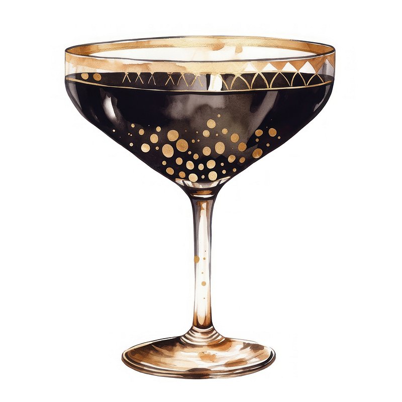 Gold Cocktail Glass Images | Free Photos, PNG Stickers, Wallpapers ...