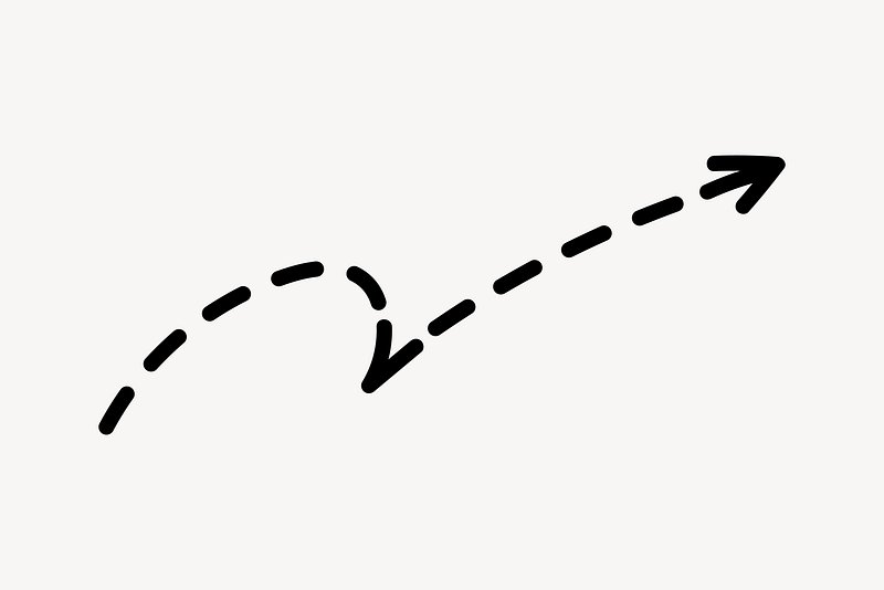 PNG Curved dashed arrow path | Premium PNG - rawpixel