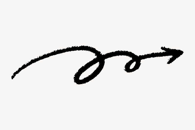 PNG Hand-drawn black arrow, transparent | Free PNG - rawpixel