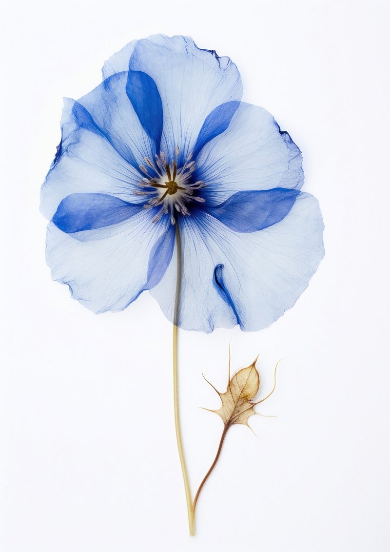 Real Pressed Blue flower petal | Premium Photo - rawpixel