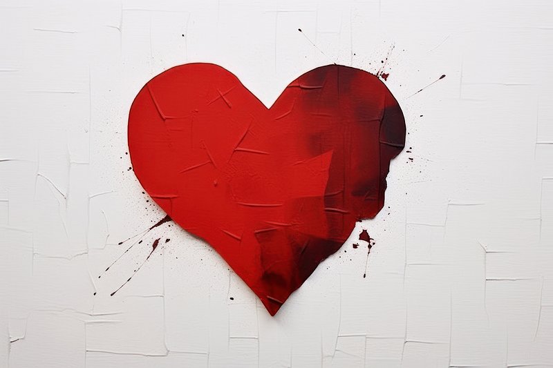Abstract heart ripped paper backgrounds | Premium Photo Illustration ...