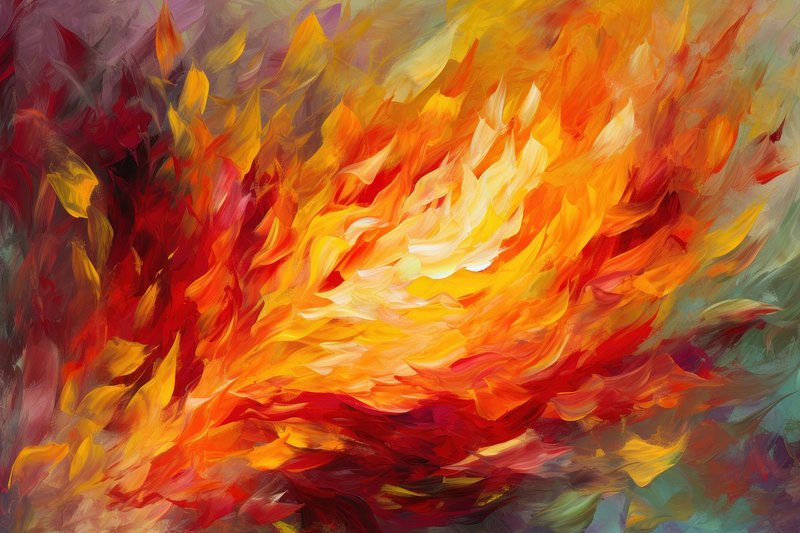 Flame painting pattern fire. AI | Premium Photo Illustration - rawpixel