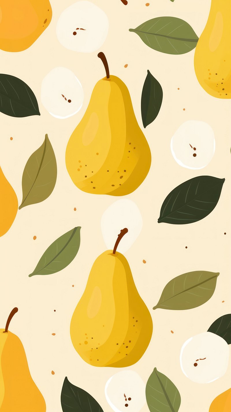 Pear background pear backgrounds pattern. | Free Photo Illustration ...