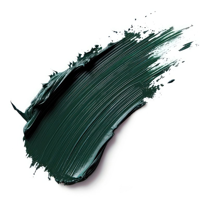 Dark green brush stroke paint | Premium Photo Illustration - rawpixel