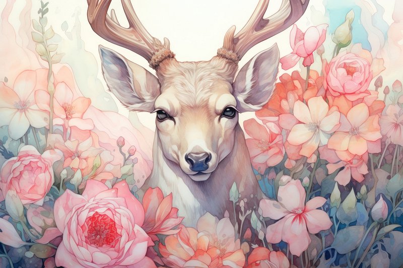 Deer Rose Images | Free Photos, PNG Stickers, Wallpapers & Backgrounds ...