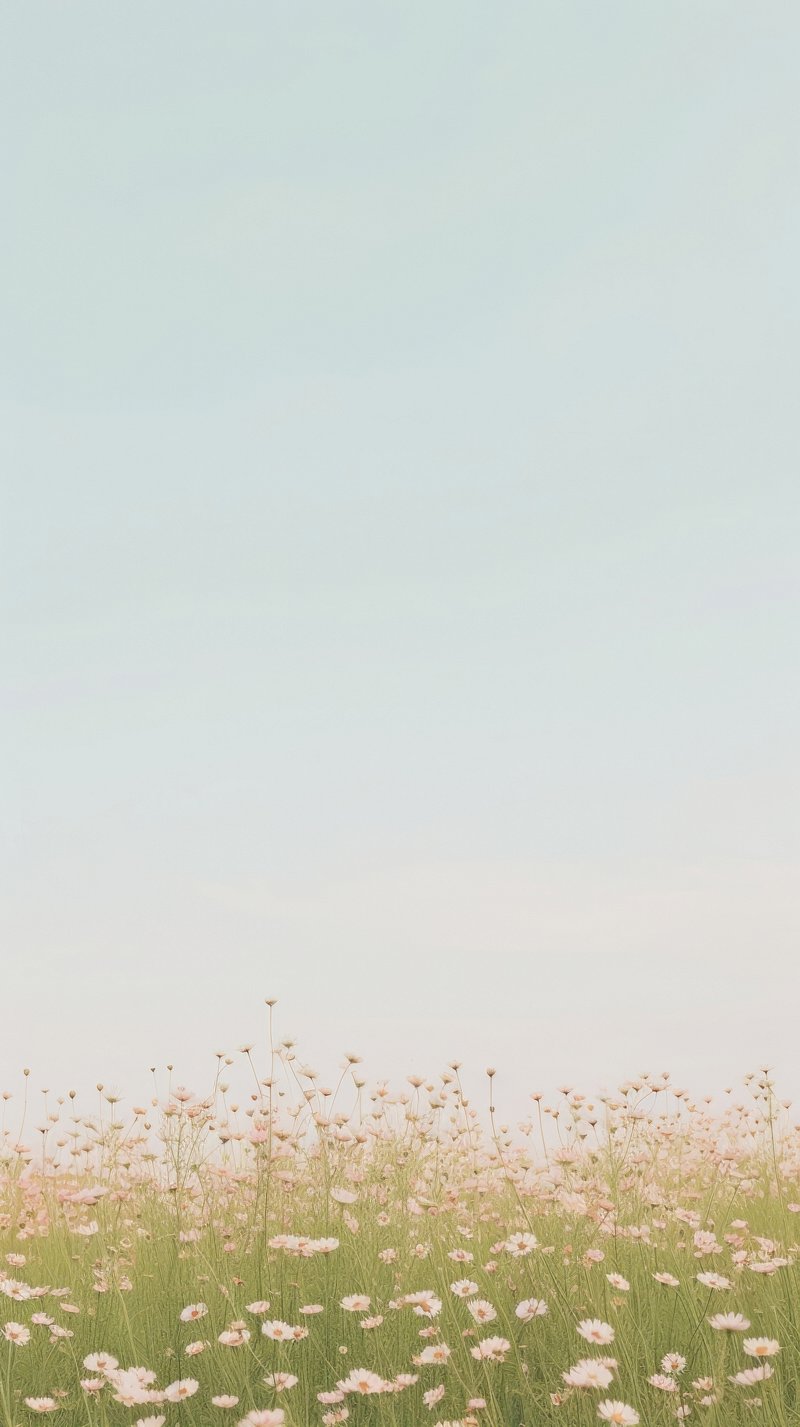 Flower field backgrounds painting outdoors | Premium Photo Illustration ...