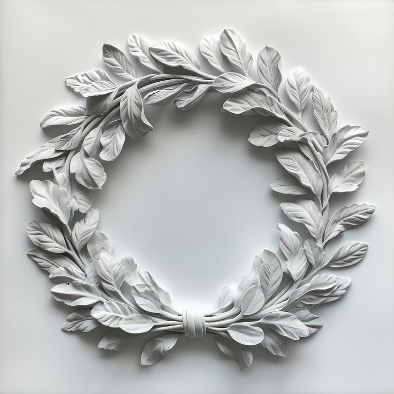Bas-relief laurel wreath sculpture texture | Premium Photo - rawpixel