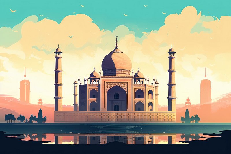 Taj Mahal Scene Images | Free Photos, PNG Stickers, Wallpapers ...