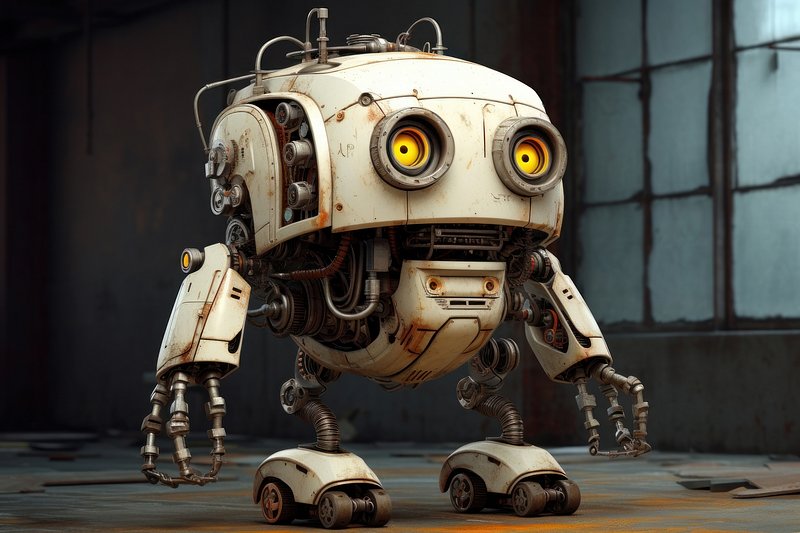 Anthropomorphic robot architecture technology vehicle. | Premium Photo ...