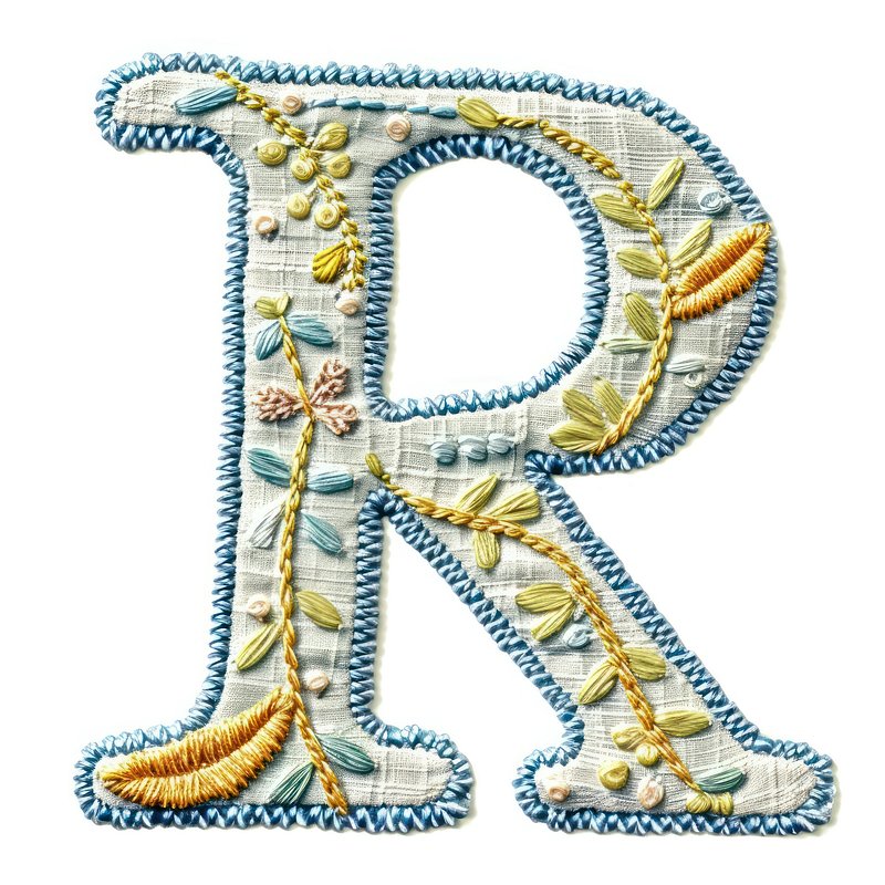 Alphabet R Embroidery Images | Free Photos, PNG Stickers, Wallpapers ...