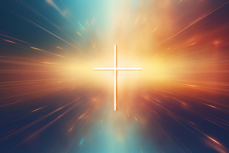 Christian cross light background backgrounds | Premium Photo ...