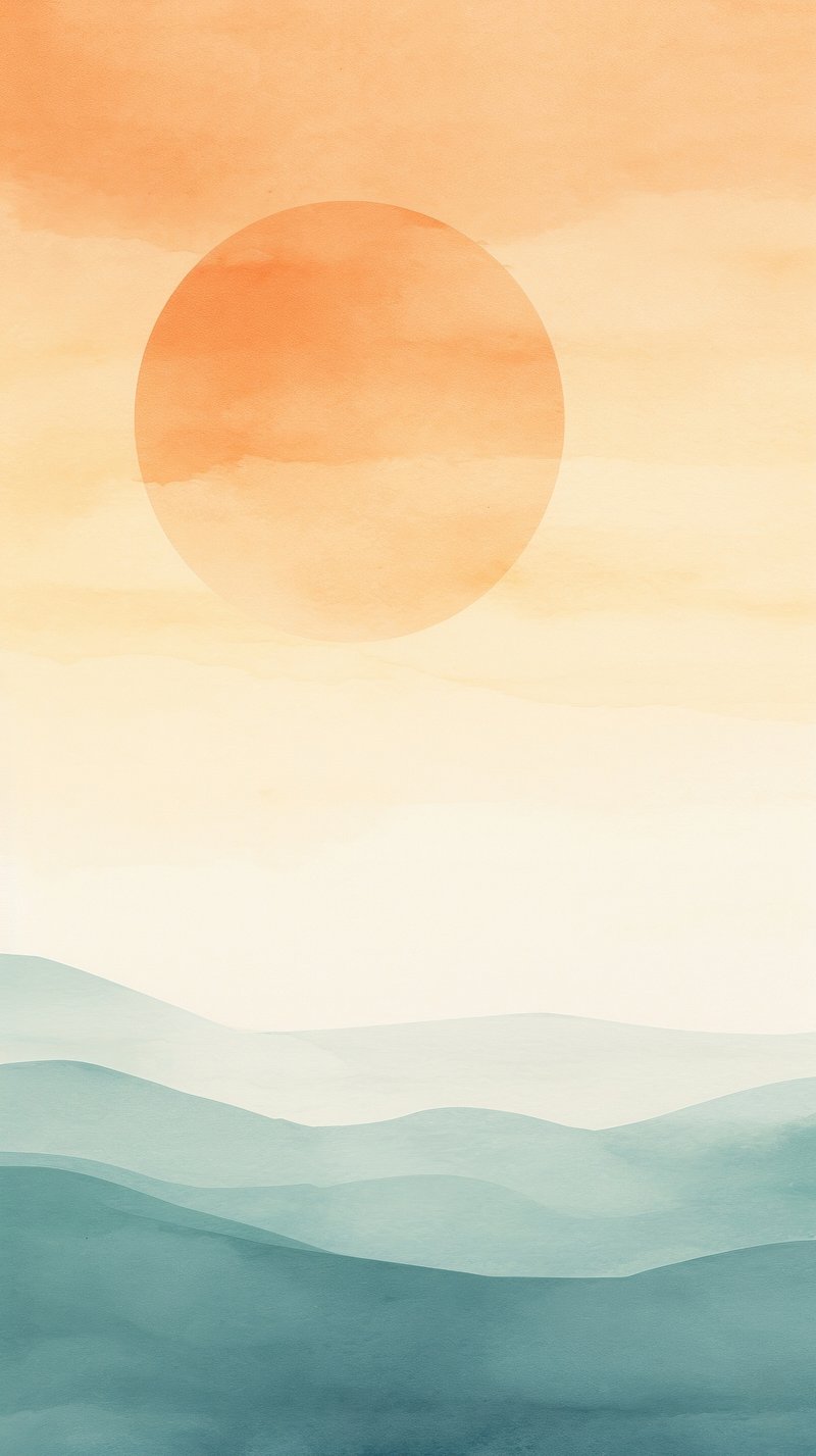 Ocean wallpaper abstract sunlight painting. | Free Photo Illustration ...