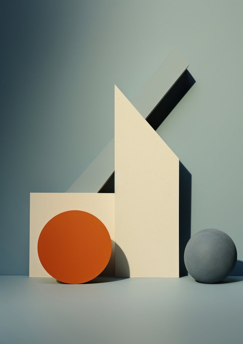 Still life shapes circle art | Free Photo - rawpixel