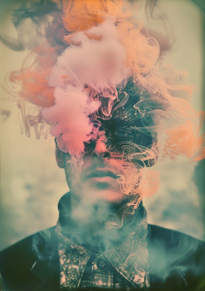 polaroid photo esoteric portrait surreal | Free Photo - rawpixel