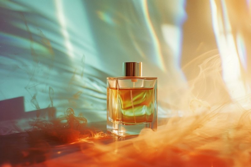 Perfume light leaks cosmetics bottle | Free Photo - rawpixel
