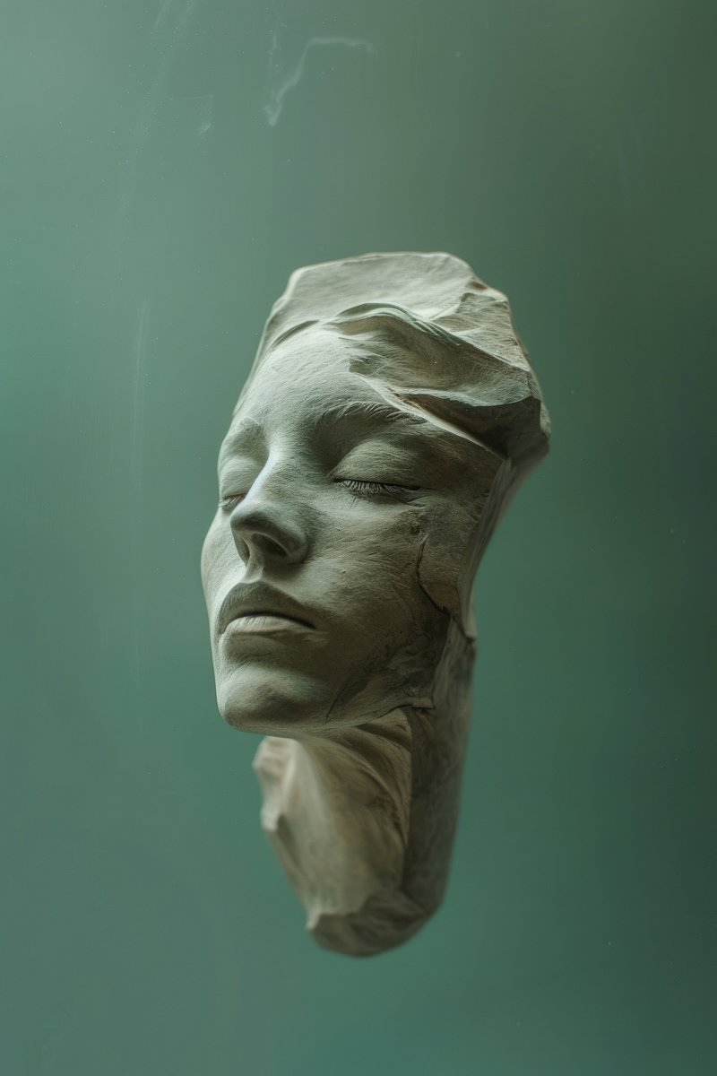 Photo sculpture portrait statue art. | Premium Photo - rawpixel