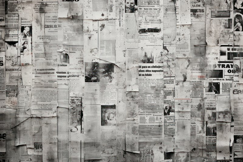 Newspaper Magazine Collage Background newspaper | Premium Photo - rawpixel