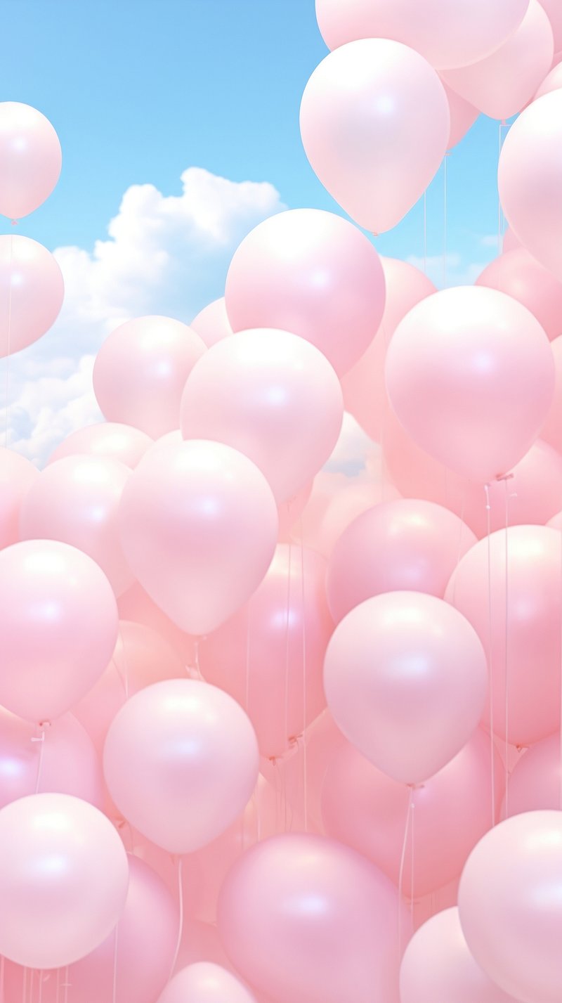 Balloon backgrounds celebration abundance. | Free Photo Illustration ...