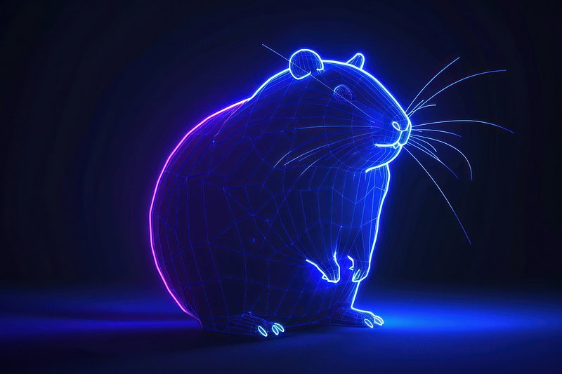 Hamster light purple nature. | Premium Photo Illustration - rawpixel