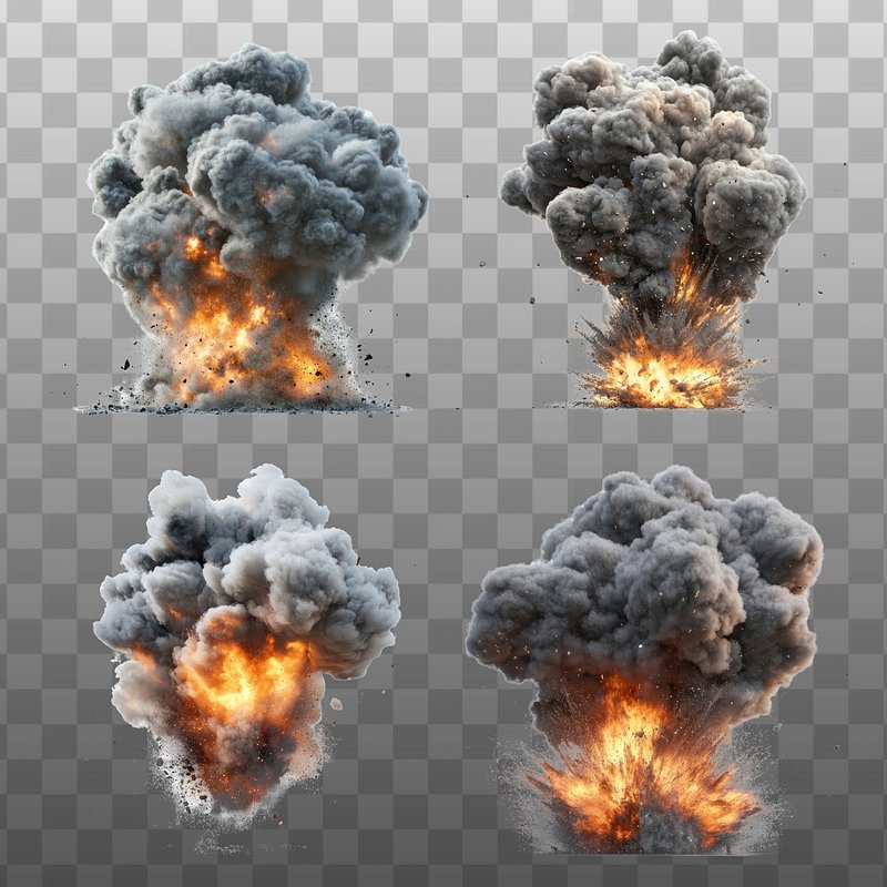 Explosion Impact Energy Smoke Fire Effect Images | Free Photos, PNG ...
