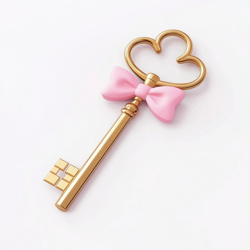 Coquette golden key vintage symbol | Free Photo Illustration - rawpixel