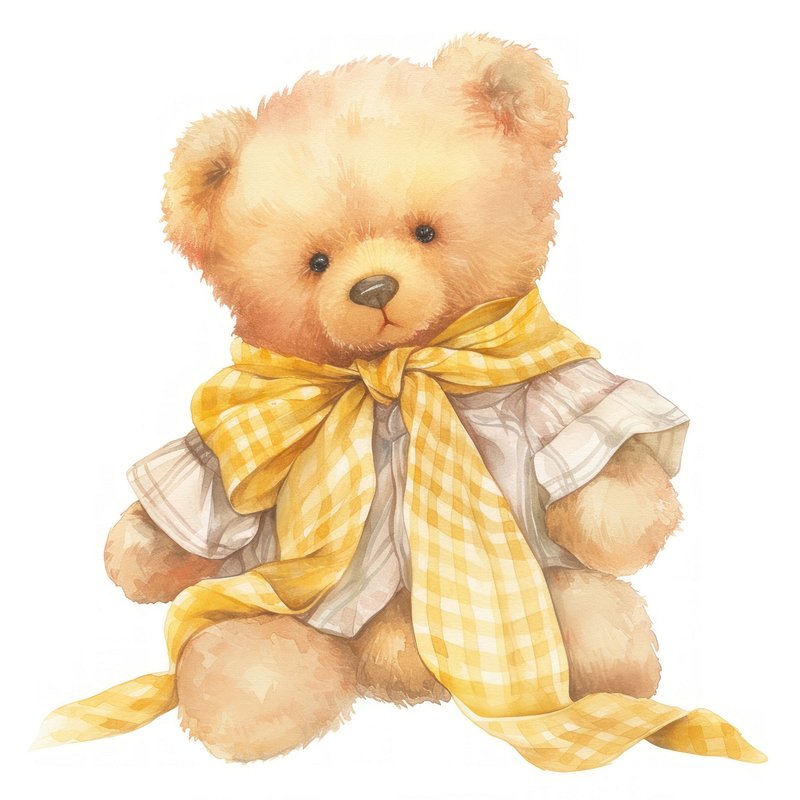 PNG Cute fluffy teddy bear | Premium PNG - rawpixel