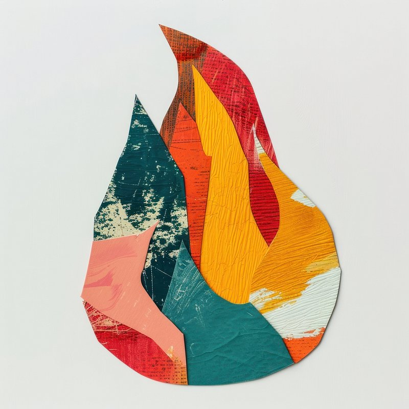 PNG Fire paper cut illustration | Premium PNG - rawpixel