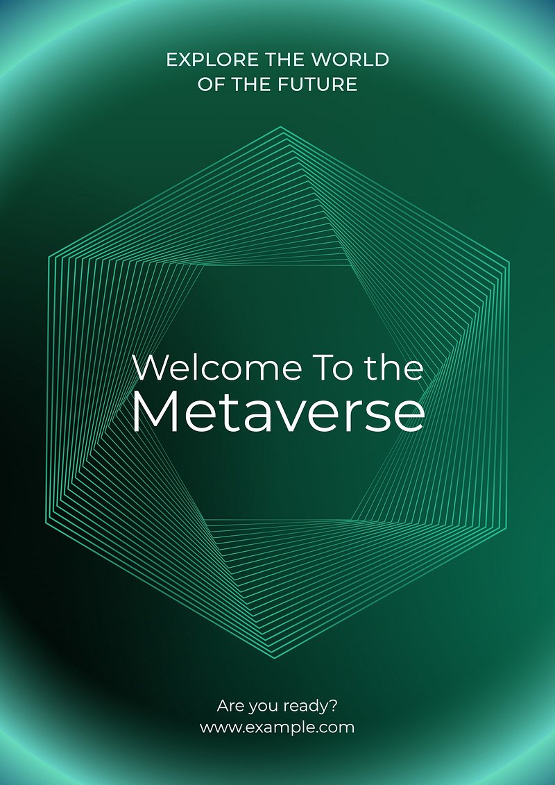 Metaverse poster template | Premium Photo - rawpixel