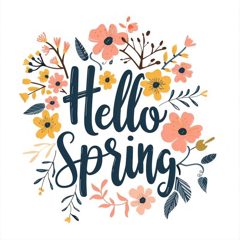Hello Spring Images | Free Photos, PNG Stickers, Wallpapers ...