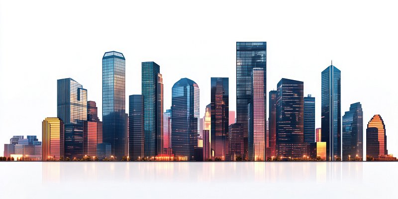 City buildings png border, New | Premium PNG - rawpixel