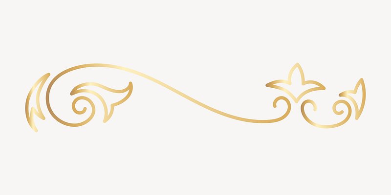 Gold Divider Line Images | Free Photos, PNG Stickers, Wallpapers ...