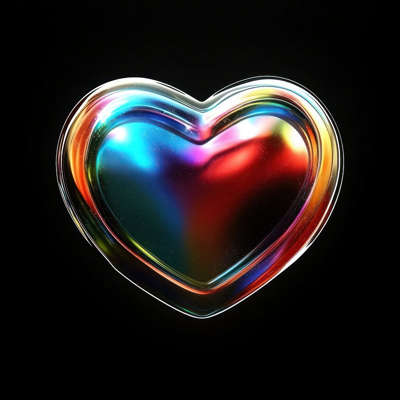 PNG Glass heart icon transparent | Free PNG - rawpixel