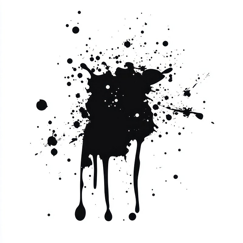 Dot ink splash silhouette black | Free Vector - rawpixel