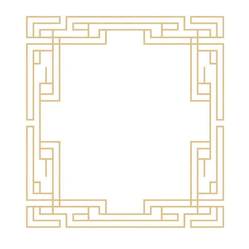 PNG Chinese golden circle border | Free PNG - rawpixel