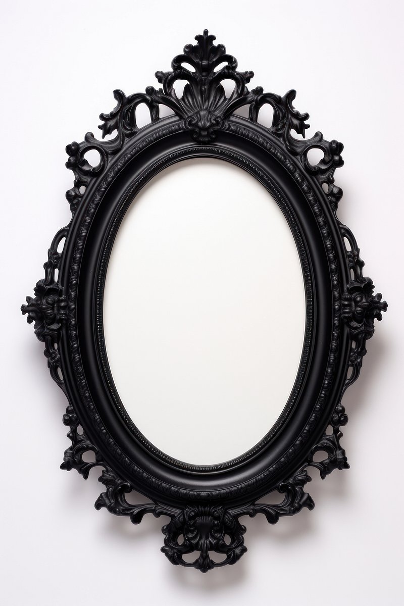 PNG Black gothic Oval Frame | Free PNG - rawpixel