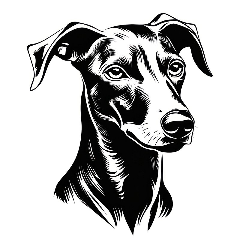 Simple greyhound dog full body | Free Vector - rawpixel