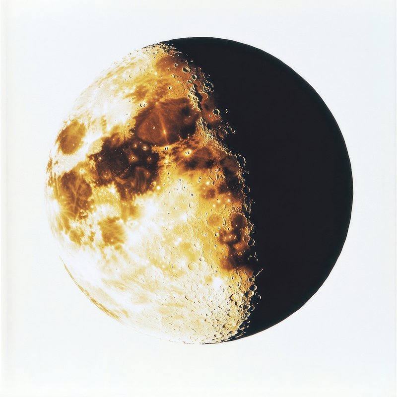 PNG Detailed half moon space | Free PNG - rawpixel